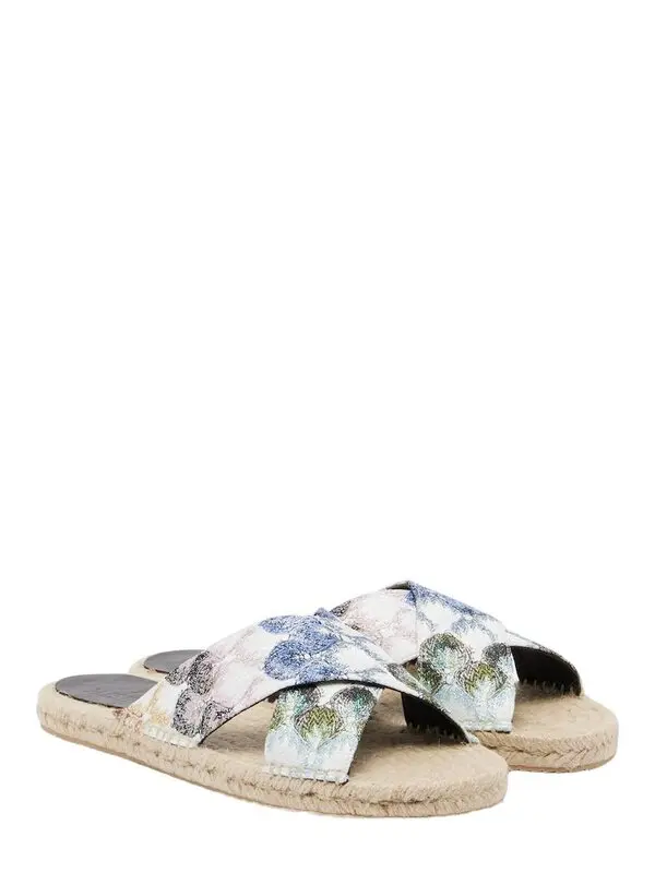 Missoni Harlow Lamé Espadrille Sandals - Multicoloured