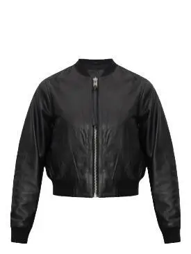 ALLSAINTS Orten Leather Bomber Jacket - Black