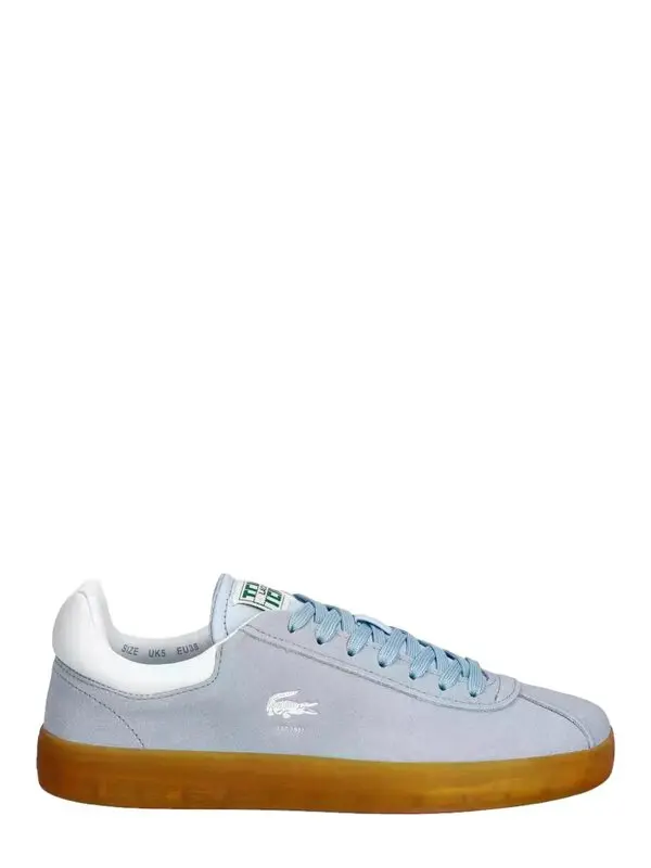 Lacoste Suede Logo-embroidered Sneakers - Blue