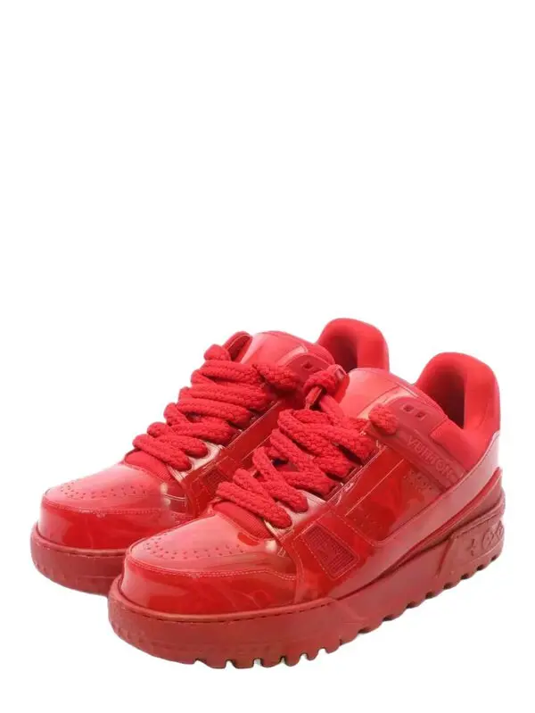 LOUIS VUITTON Paneled Low-top Sneakers - Red