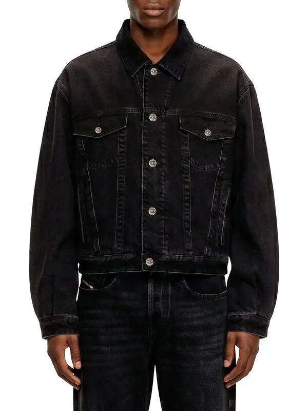 DIESEL® Drangert Denim Jacket - Black