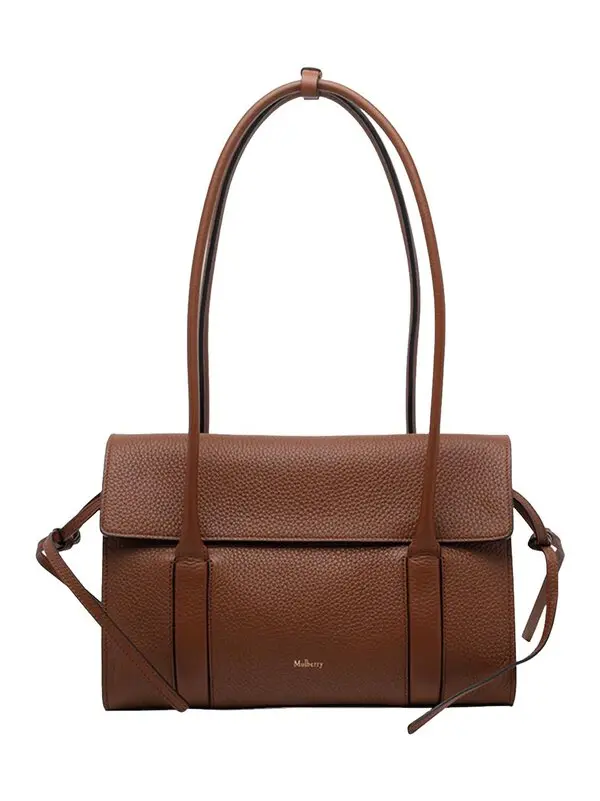 Mulberry Soft Bayswater Shoulder Bag In Grained Calf Leather - Brown