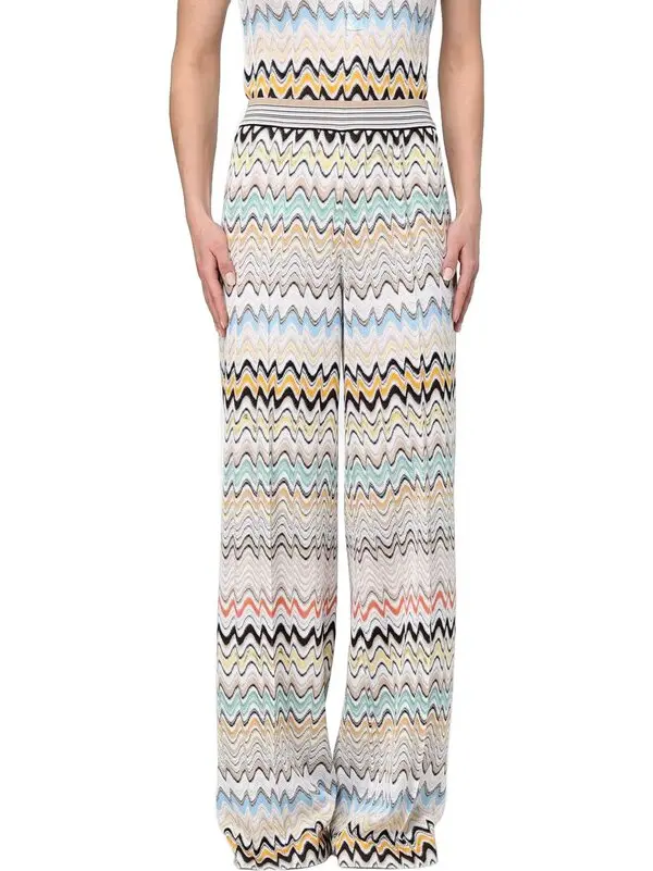 Missoni Zigzag Palazzo Trousers - Multicolor