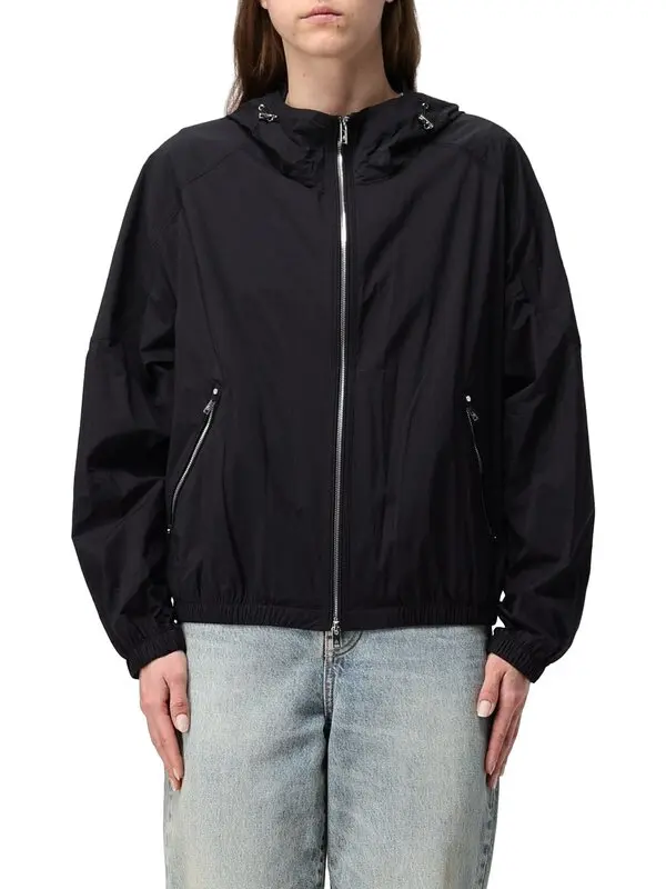 Moose Knuckles Hooded Zip-up Jacket - Black