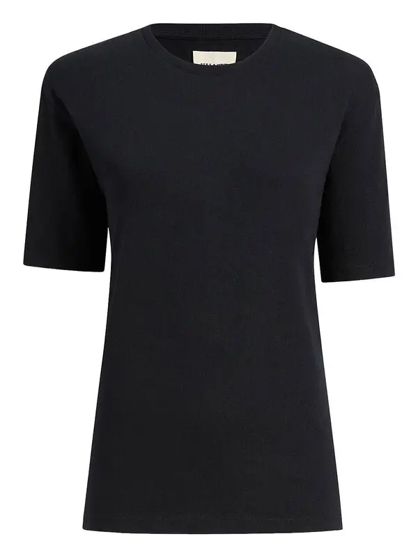 Khaite Mae Cotton T-shirt - Black