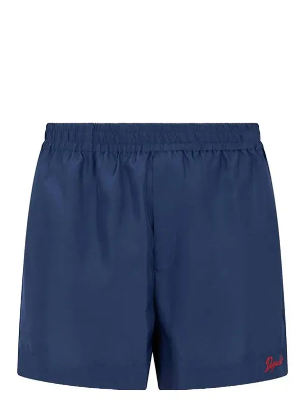 Dsquared2 Aloha Souvenir Pull Up Shorts - Blue