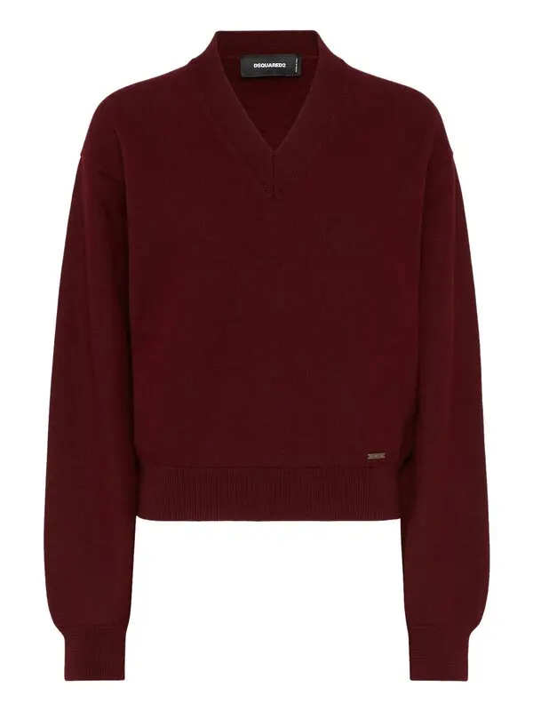 Dsquared2 V-neck Pullover - Black