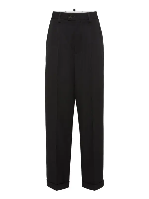Dsquared2 X Luca Magliano Tailored Pants - Black