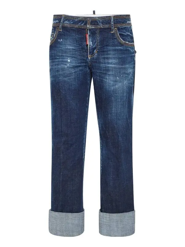 Dsquared2 Jenna Flare Jeans - Blue