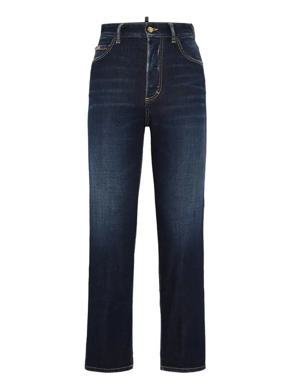 Dsquared2 Dark Wash Boston Jeans - Blue