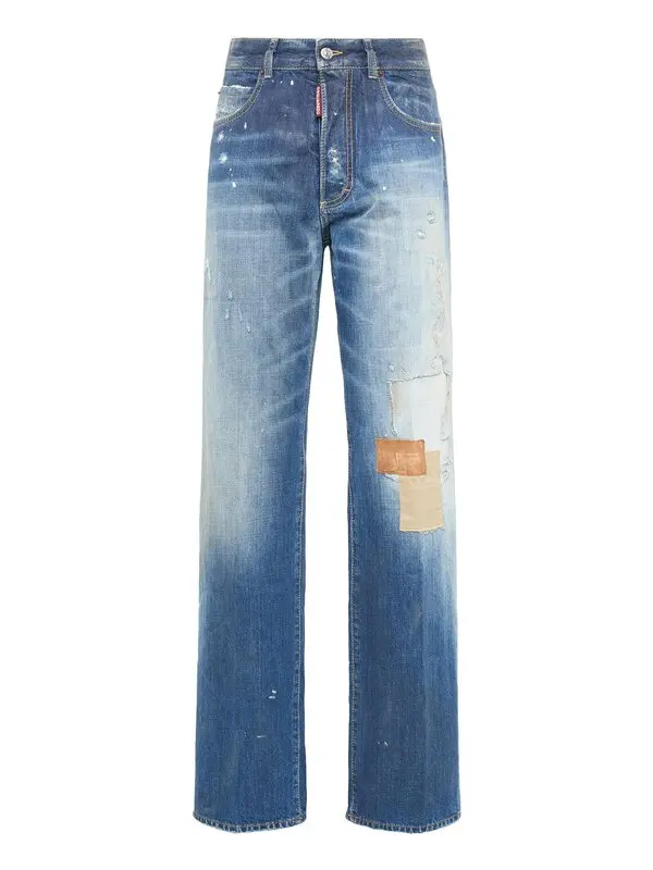 Dsquared2 Medium Sand Wash San Diego Jeans - Blue