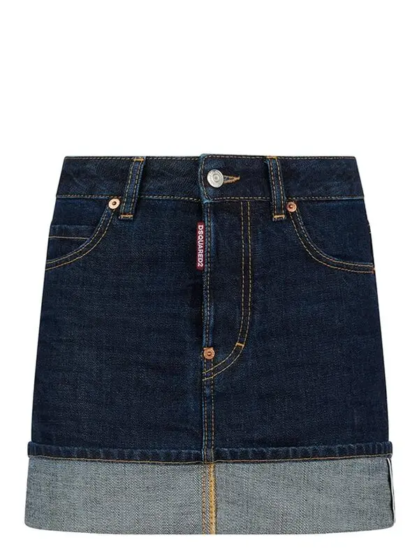 Dsquared2 Japanese Denim Skirt - Blue