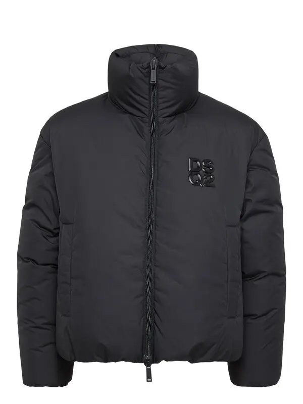 Dsquared2 Dsq2 Ball Nylon Puffer Jacket - Black