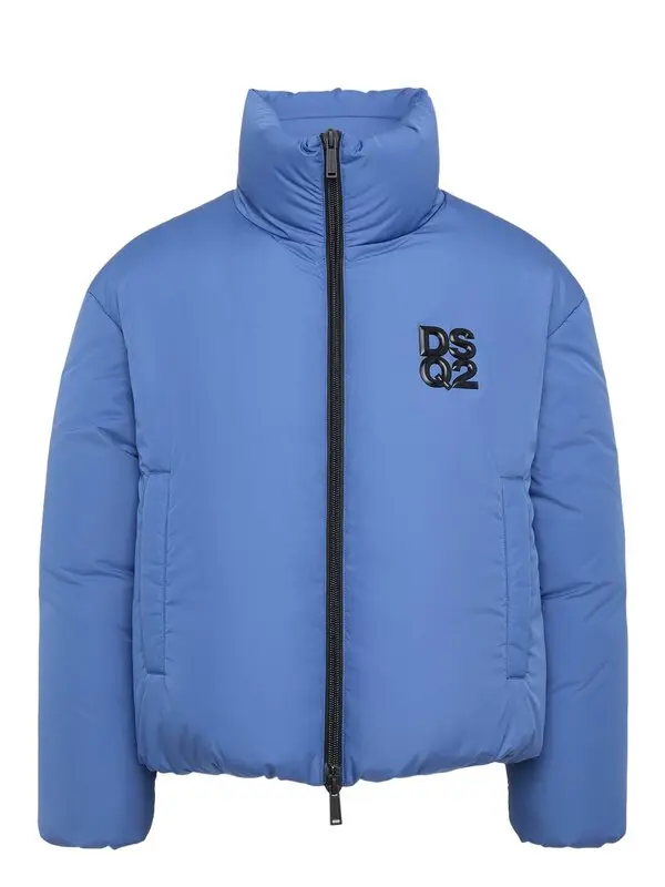 Dsquared2 Dsq2 Ball Nylon Puffer Jacket - Silver
