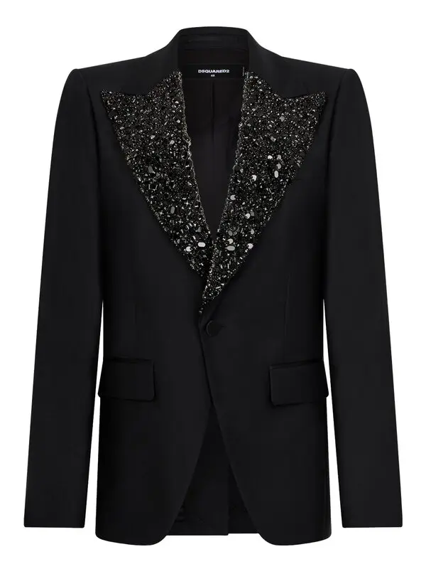Dsquared2 Disco Wash '70s Blazer - Black