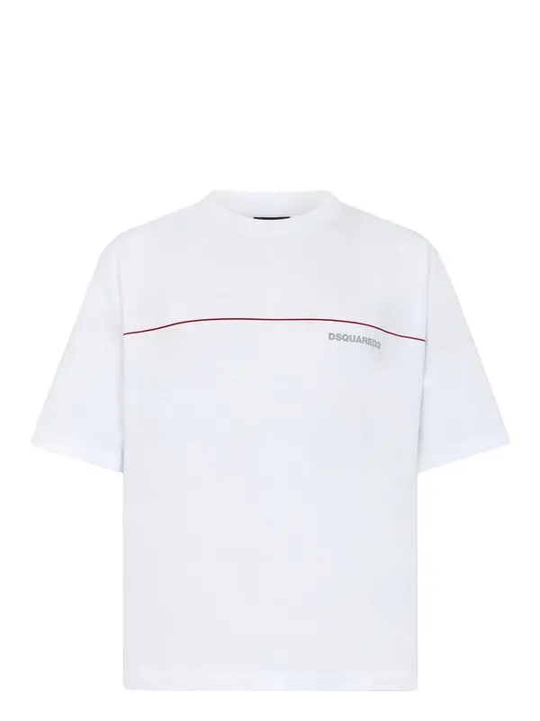Dsquared2 Loose Fit Logo T-shirt - White