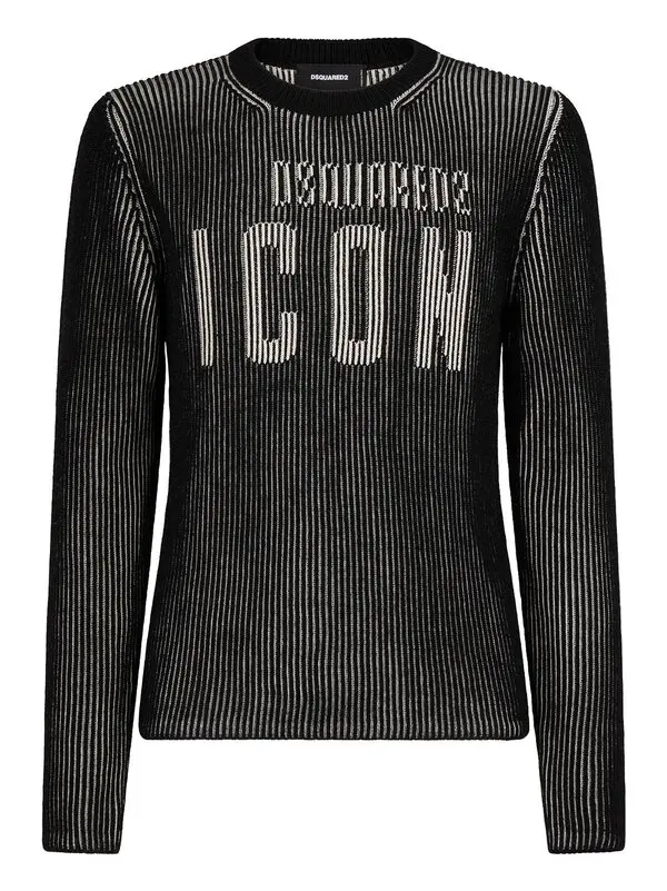 Dsquared2 Icon Knit Pullover - Black