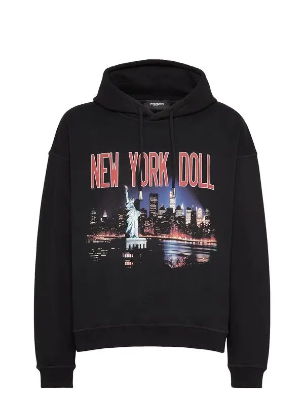 Dsquared2 X Vaquera Relaxed Fit Hoodie - Black