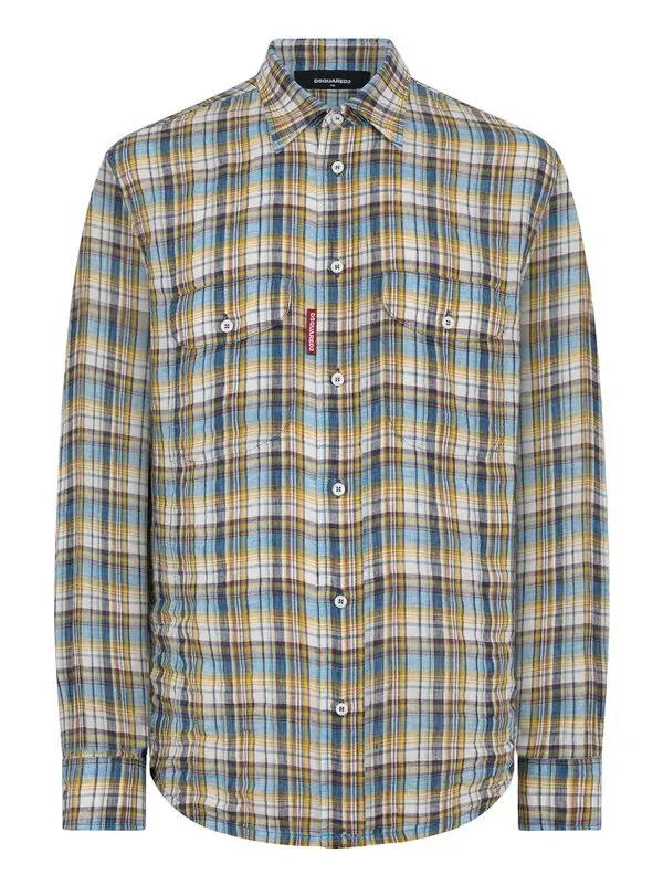 Dsquared2 Canadian Vintage Linen Shirt - Fantasy