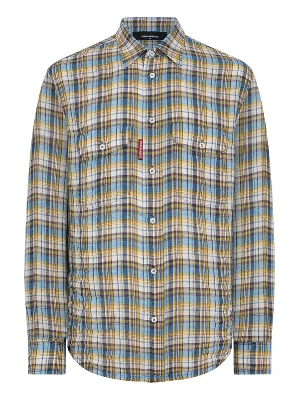 Dsquared2 Canadian Vintage Linen Shirt - Fantasy