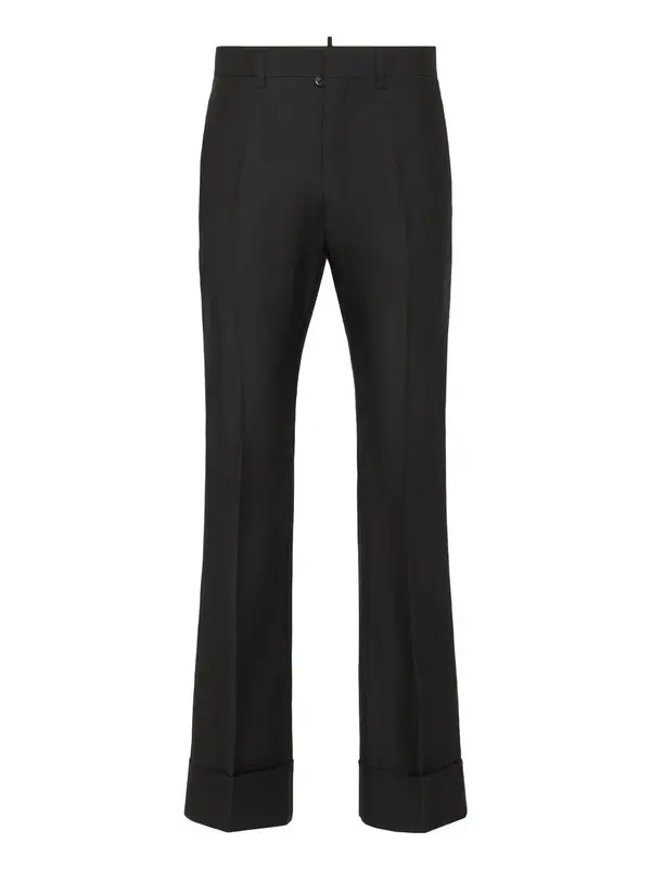 Dsquared2 Tony Long Flare Trousers - Black