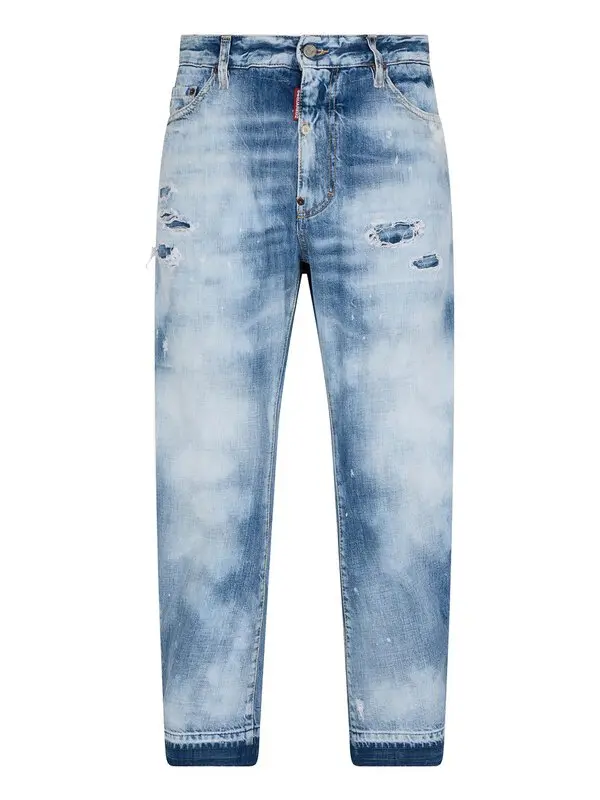Dsquared2 Light Everglades Wash Big Brother Jeans - Blue