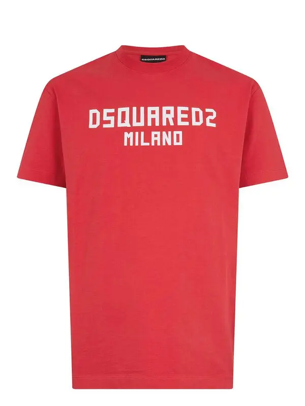Dsquared2 Milano Cool Fit Cotton T-shirt - Red