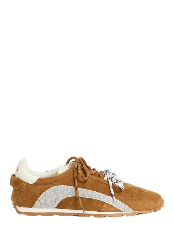 Dsquared2 Suede Lace-up Sneakers - Camel