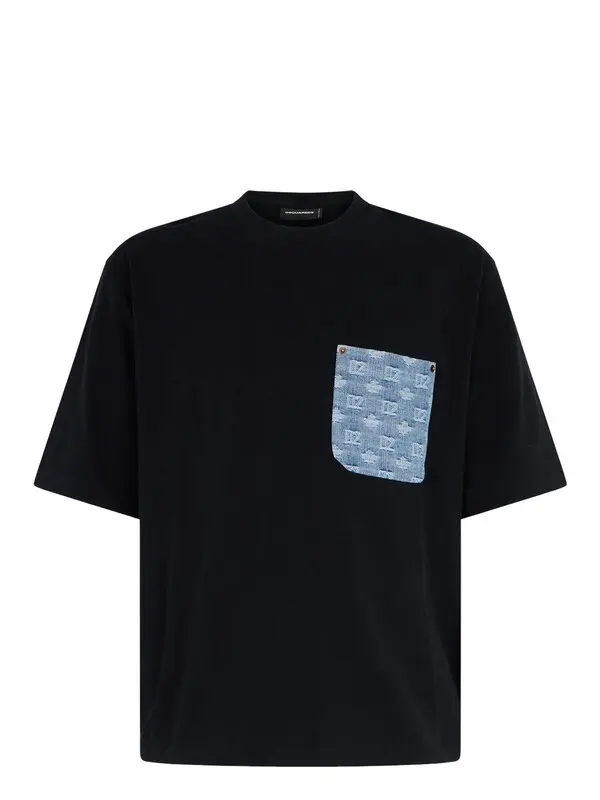 Dsquared2 Monogram Pocket T-shirt - Black