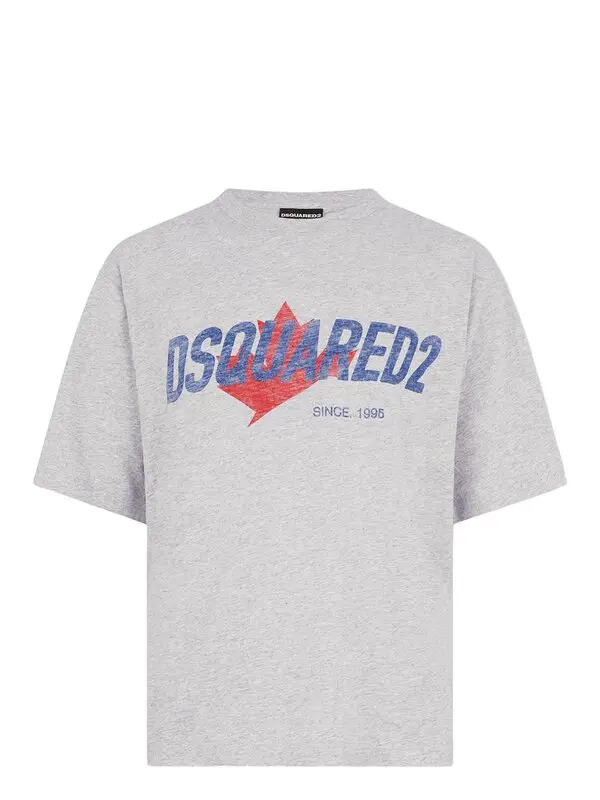 Dsquared2 Rider Loose Fit T-shirt - Grey