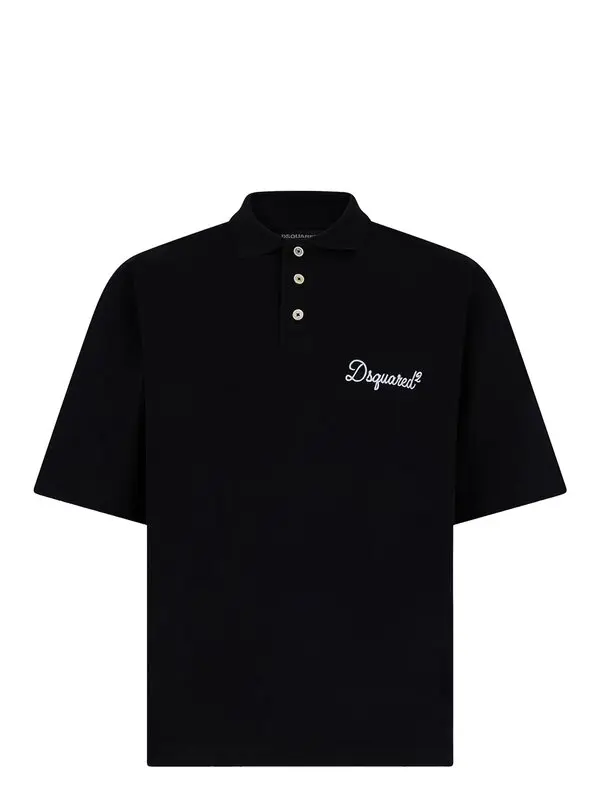 Dsquared2 Signature Polo - Black