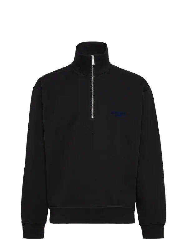 Dsquared2 Milano Print Half Zip Sweatshirt - Black