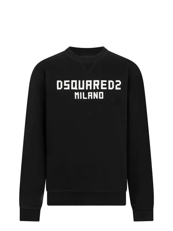 Dsquared2 Milano Cool Fit Crewneck Sweatshirt - Black