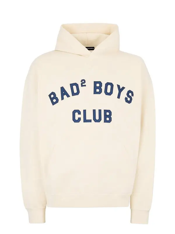 Dsquared2 Crewneck Hoodie With Graphic Detail - Black
