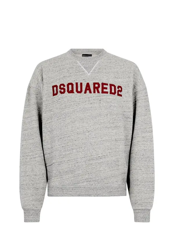 Dsquared2 College Logo Crewneck Sweatshirt - Grey