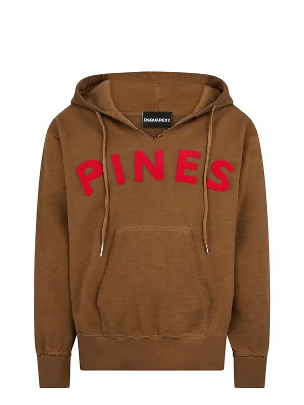 Dsquared2 Vintage Distressed Graphic Hoodie - Fantasy