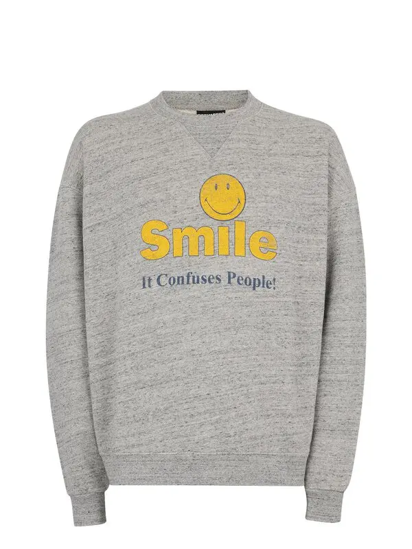 Dsquared2 Smiley X Crewneck Sweatshirt - Grey