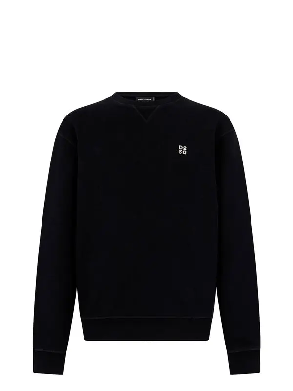 Dsquared2 Metal Upside Down Cool Fit Crewneck Sweatshirt - Black