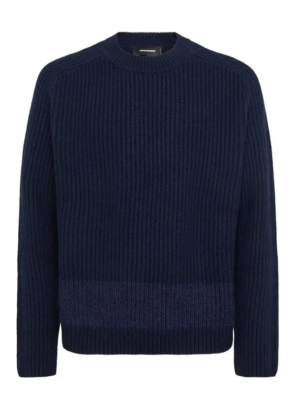 Dsquared2 Chunky Knit Sweater - Blue