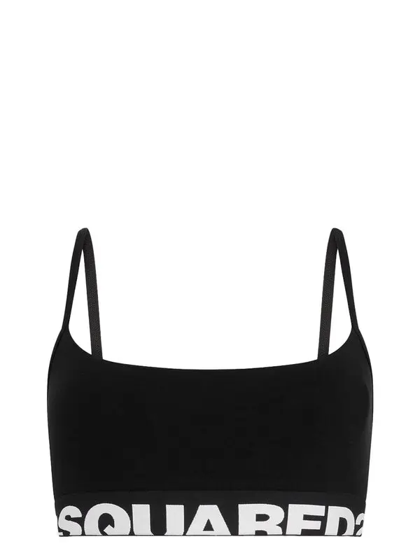 Dsquared2 Logo Sport Bra - Black