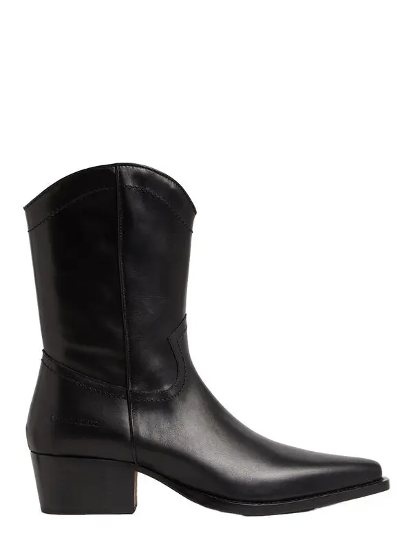 Dsquared2 Vintage Cowboy Ankle Boots - Black