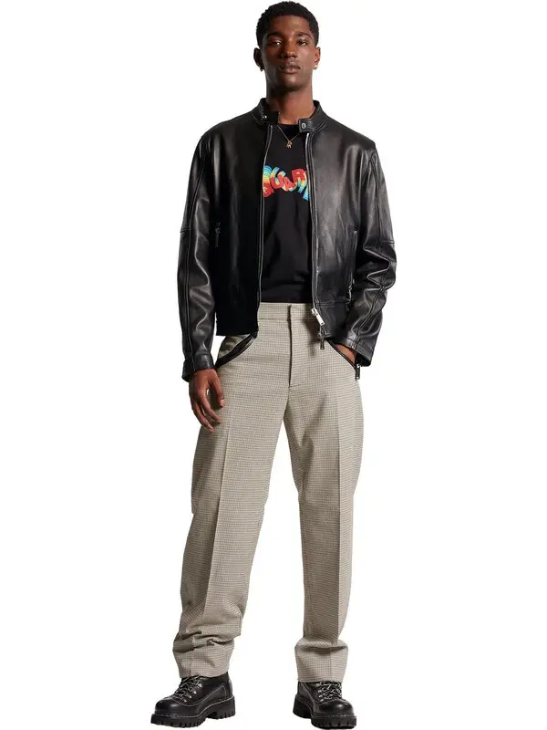 Dsquared2 Relaxed Fit Checkered Trousers - Fantasy
