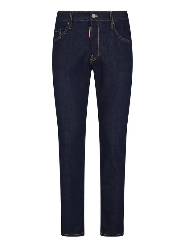 Dsquared2 Dark Rinse Wash Skater Jeans - Blue