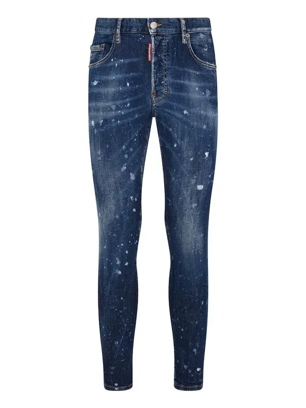 Dsquared2 Skinny Fit Jeans With Distressed Details - Blue