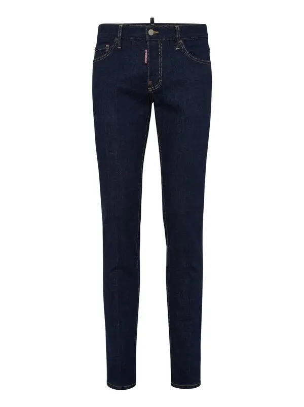 Dsquared2 Dark Rinse Wash Slim Jeans - Blue