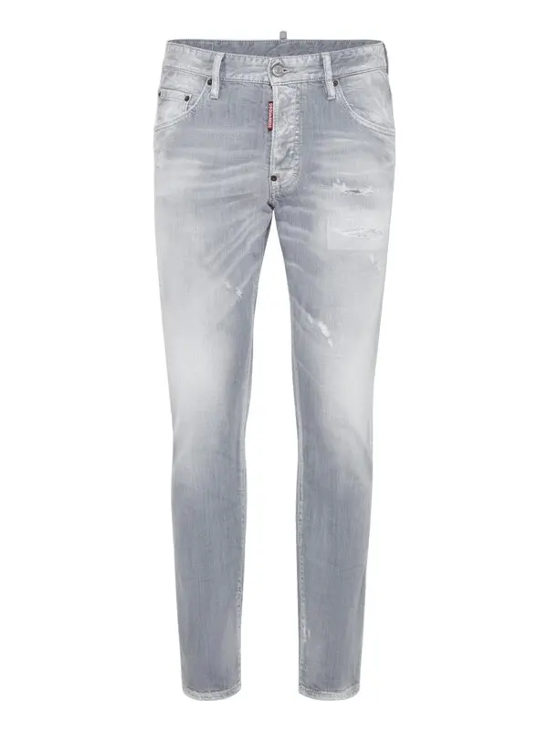 Dsquared2 Brushed Wash Skater Jeans - Grey