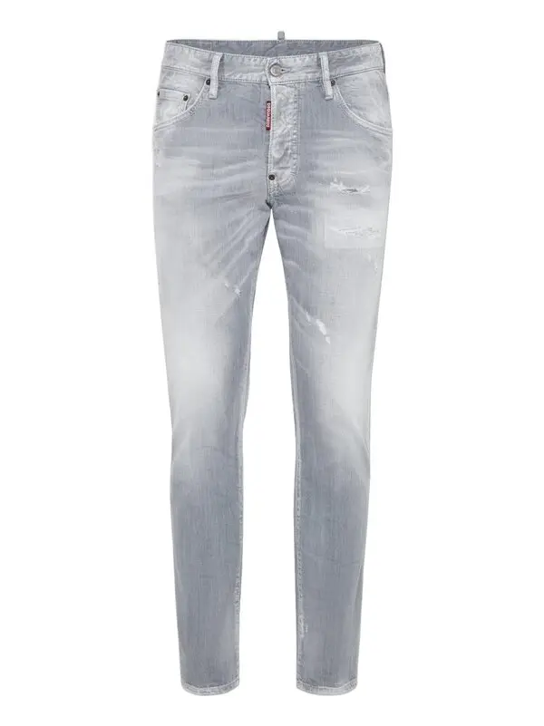 Dsquared2 Brushed Wash Skater Jeans - Grey
