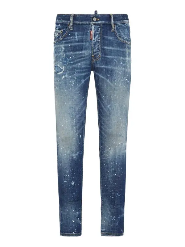 Dsquared2 Medium Galaxy Wash Supertwinky Jeans - Blue