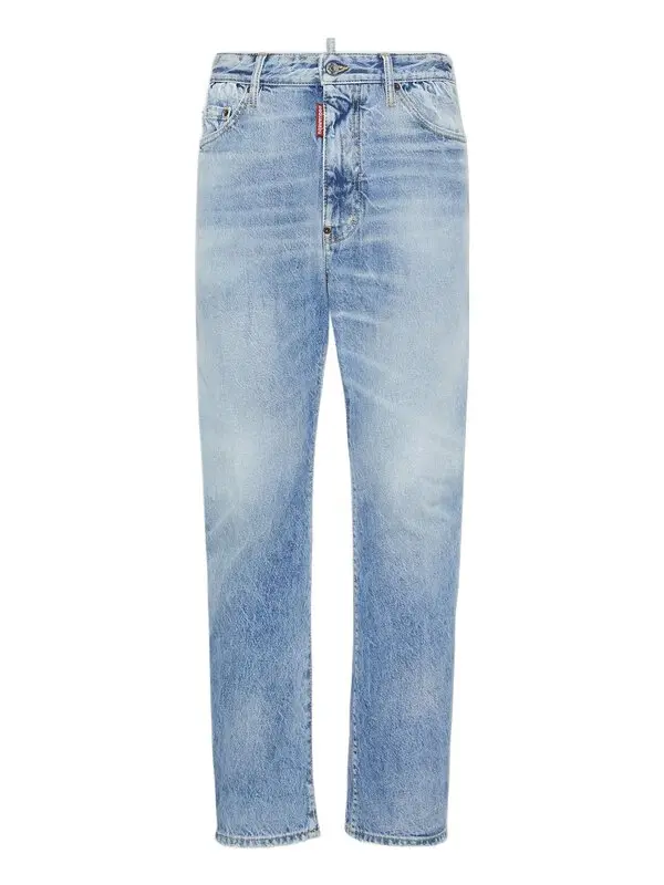 Dsquared2 Light Wash London Bro Jeans - Blue