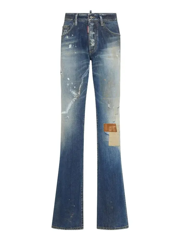 Dsquared2 Medium Sand Wash The American Jean - Blue